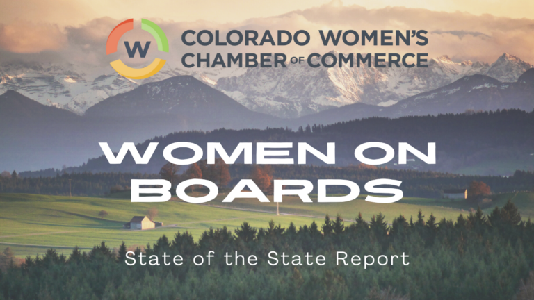 CWCC Assumes Ownership of State of Women on Boards Report – Colorado ...